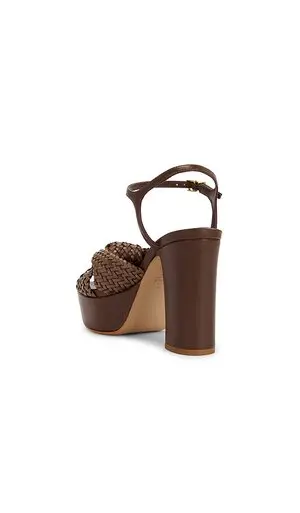 Schutz Marbella Woven Platform Sandal