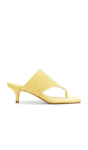 Schutz Sage Mid Stiletto Sandal - Yellow