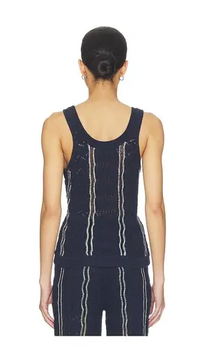 Central Park West Squiggle Stitch Tank