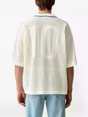 Adidas Resort Mesh-knit Shirt