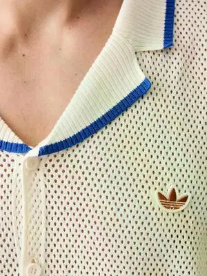 Adidas Resort Mesh-knit Shirt
