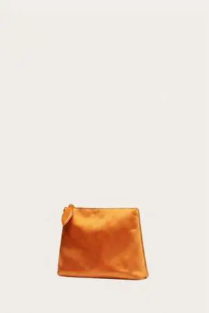LIFFNER Mandarin Satin Zip Clutch