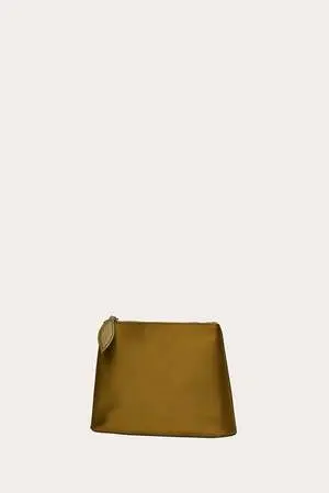 LIFFNER Zip Clutch In Satin