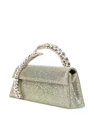 L'ALINGI Karma Crystal-embellished Clutch Bag