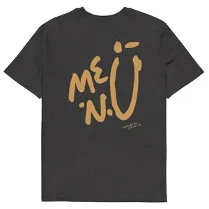 ANCHOR & CREW Heather Twelve Me.n.u Editions Organic Cotton T-shirt - Black