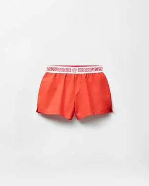 Versace Versace Swim Shorts With Medusa Detail Red