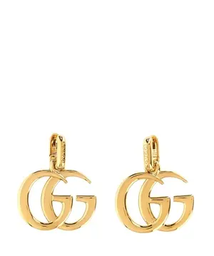 Gucci Gg Marmont Mini Earrings - Gold