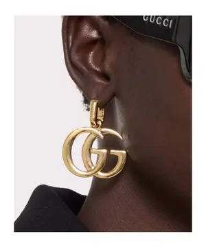 Gucci Gg Marmont Mini Earrings - Gold