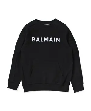 Balmain Round Neck Logo Sweatshirt