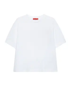 MAXCO. Max&co. Embroidered Slogan Crewneck T-shirt
