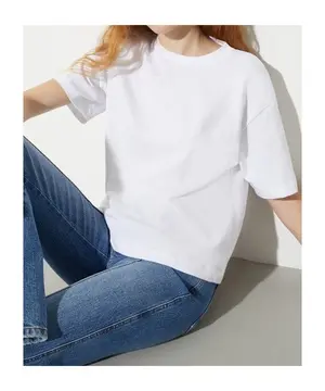 MAXCO. Max&co. Embroidered Slogan Crewneck T-shirt