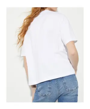 MAXCO. Max&co. Embroidered Slogan Crewneck T-shirt
