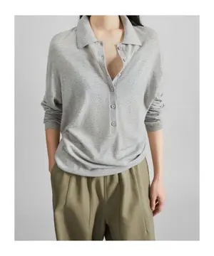 THE FRANKIE SHOP Tala Polo Top