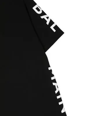 Balmain Logo Print Cotton T-shirt