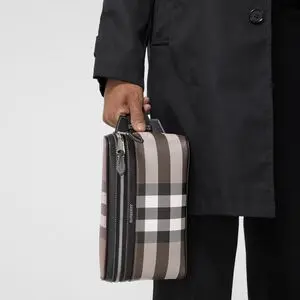 Burberry Checked Cube Belt Bag