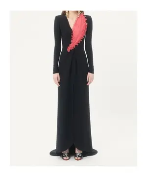 Valentino Garavani Embroidered Cady Couture Gown
