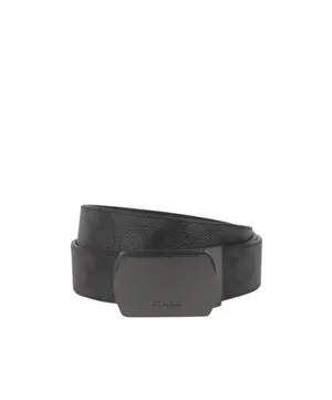 COACH Monogram Buckle Belt - Black