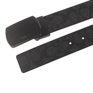 COACH Monogram Buckle Belt