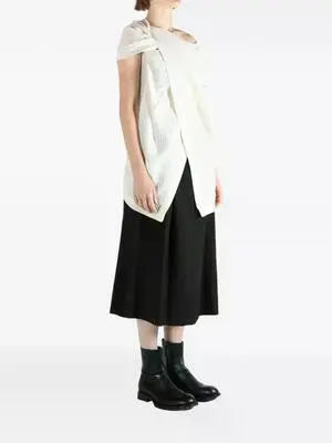 ANN DEMEULEMEESTER Draped Wrap-style Top