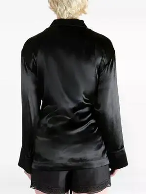 ANN DEMEULEMEESTER Belted Satin Shirt