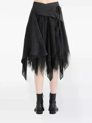 MARC LE BIHAN Asymmetric Layered Midi Skirt