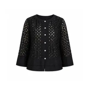 MARIELĒ Costanza Sangallo Linen Cropped Jacket