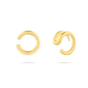 MEULIEN Sterling Pointed Double Band Ear Cuff - Gold