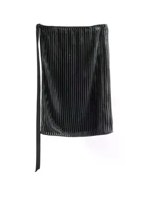 ANN DEMEULEMEESTER Pleated Wrap-style Shorts