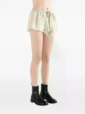 ANN DEMEULEMEESTER Embroidered Drawstring Shorts