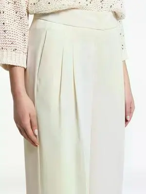 Peserico Pleated Wide-leg Trousers