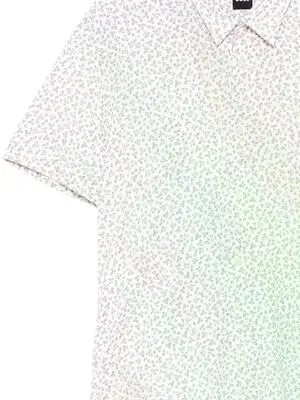 BOSS Floral-print Short-sleeve Shirt