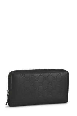 Gucci Embossed Ssima Zip Around Organizer Wallet