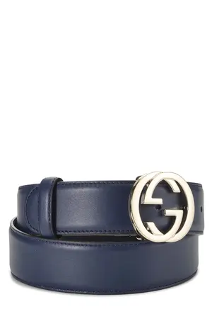Gucci Interlocking G Belt - Navy