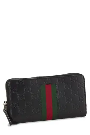 Gucci Ssima Web Continental Wallet