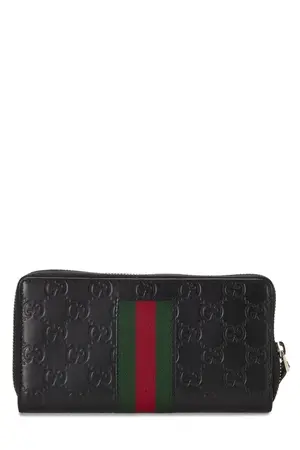 Gucci Ssima Web Continental Wallet