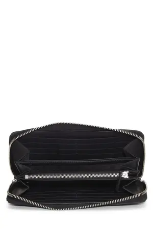 Gucci Rubberized Ssima Zip Around Wallet