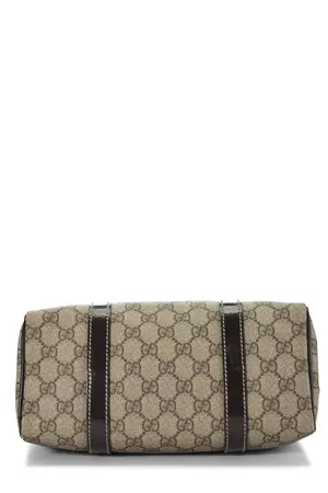 Gucci Gg Supreme Coated Canvas Joy Boston Handbag - Brown