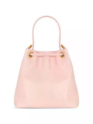 Balmain Pulse Bucket Bag In Smooth Leather - Pink