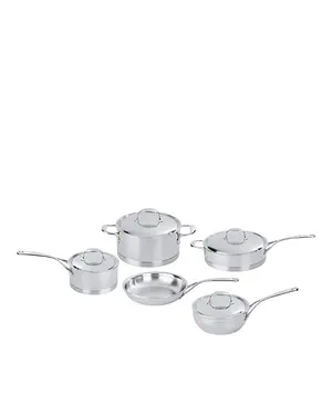 DEMEYERE Atlantis 7 Stainless Steel Cookware, Set Of 9 - Silver