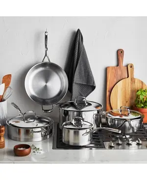 DEMEYERE Atlantis 7 Stainless Steel Cookware, Set Of 9