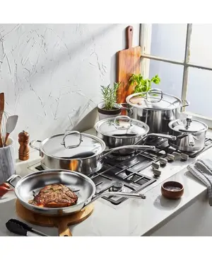 DEMEYERE Atlantis 7 Stainless Steel Cookware, Set Of 9