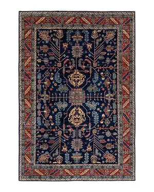 Bloomingdale'S Serapi M1982 Area Rug, 6'1 X 8'10 - Blue