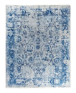 Bloomingdale'S Indo Ikat M6968 Area Rug, 8'2 X 10'4 - Gray