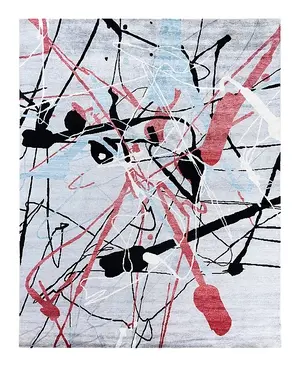 Bloomingdale'S Indo Modern M6969 Area Rug, 8' X 10'1 - Gray