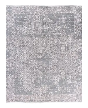 Bloomingdale'S Indo Ikat M8494 Area Rug, 8'1 X 10'3 - Gray