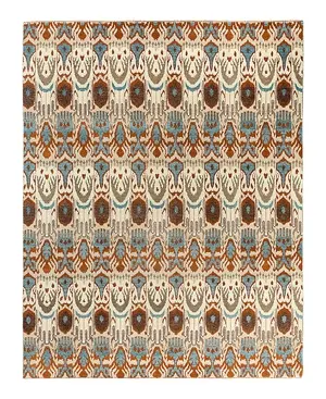Bloomingdale'S Indo Ikat M5996 Area Rug, 8'3 X 10'5 - Brown