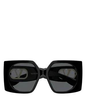 Valentino Garavani Square Sunglasses - Black