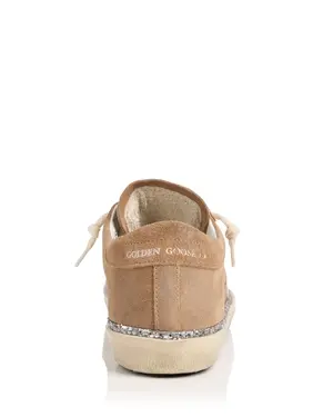 GOLDEN GOOSE Super Star Sneakers - Tabacco/cream/silver