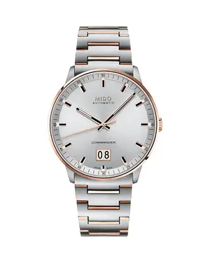 MIDO Commander Big Date Watch - Silver