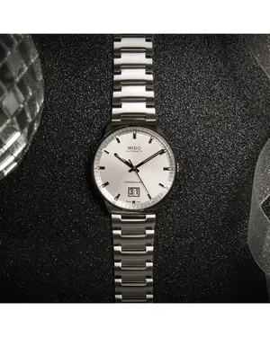 MIDO Commander Big Date Automatic Watch - Silver